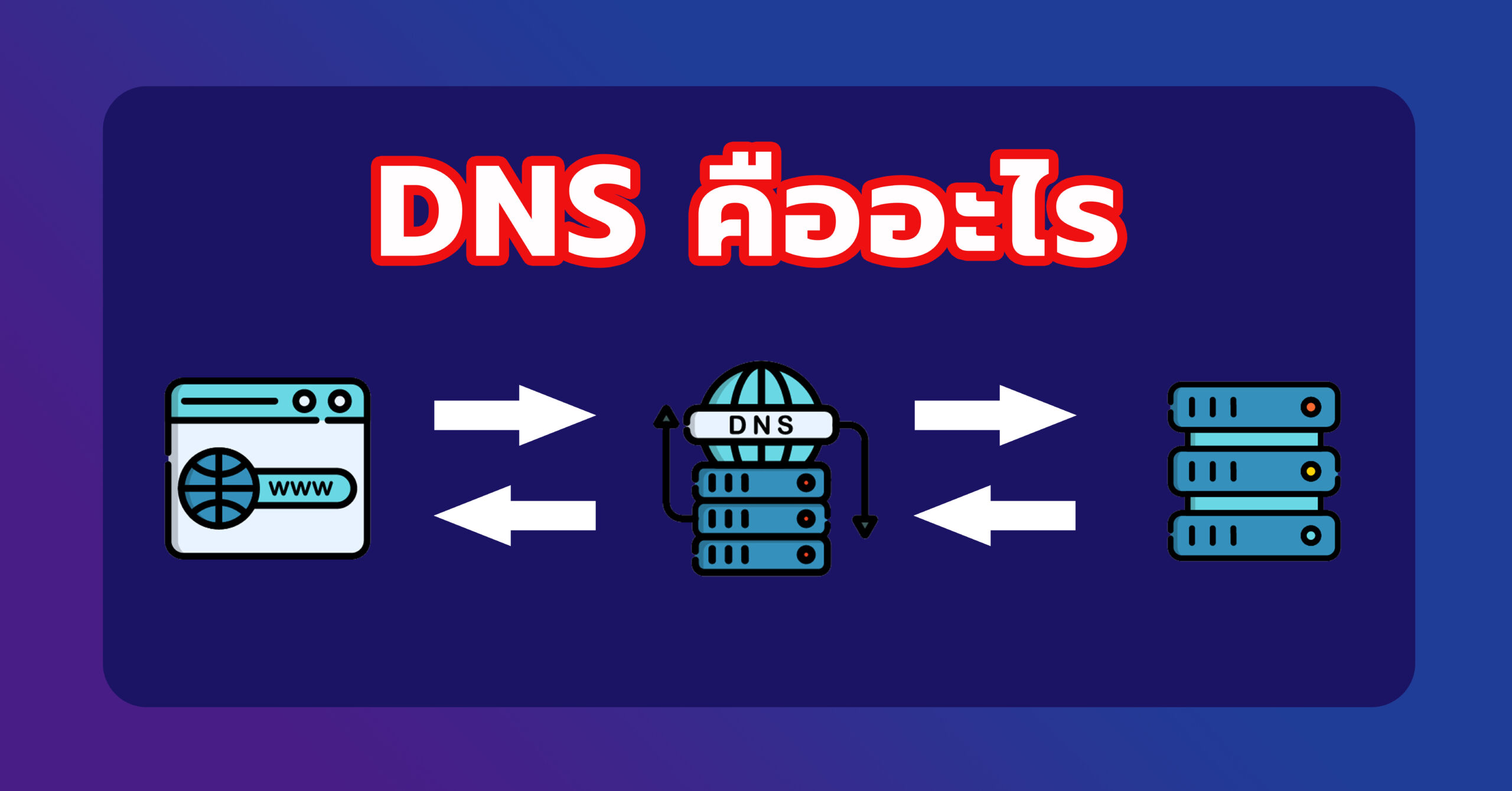DNS คืออะไร ? - Metrabyte Cloud